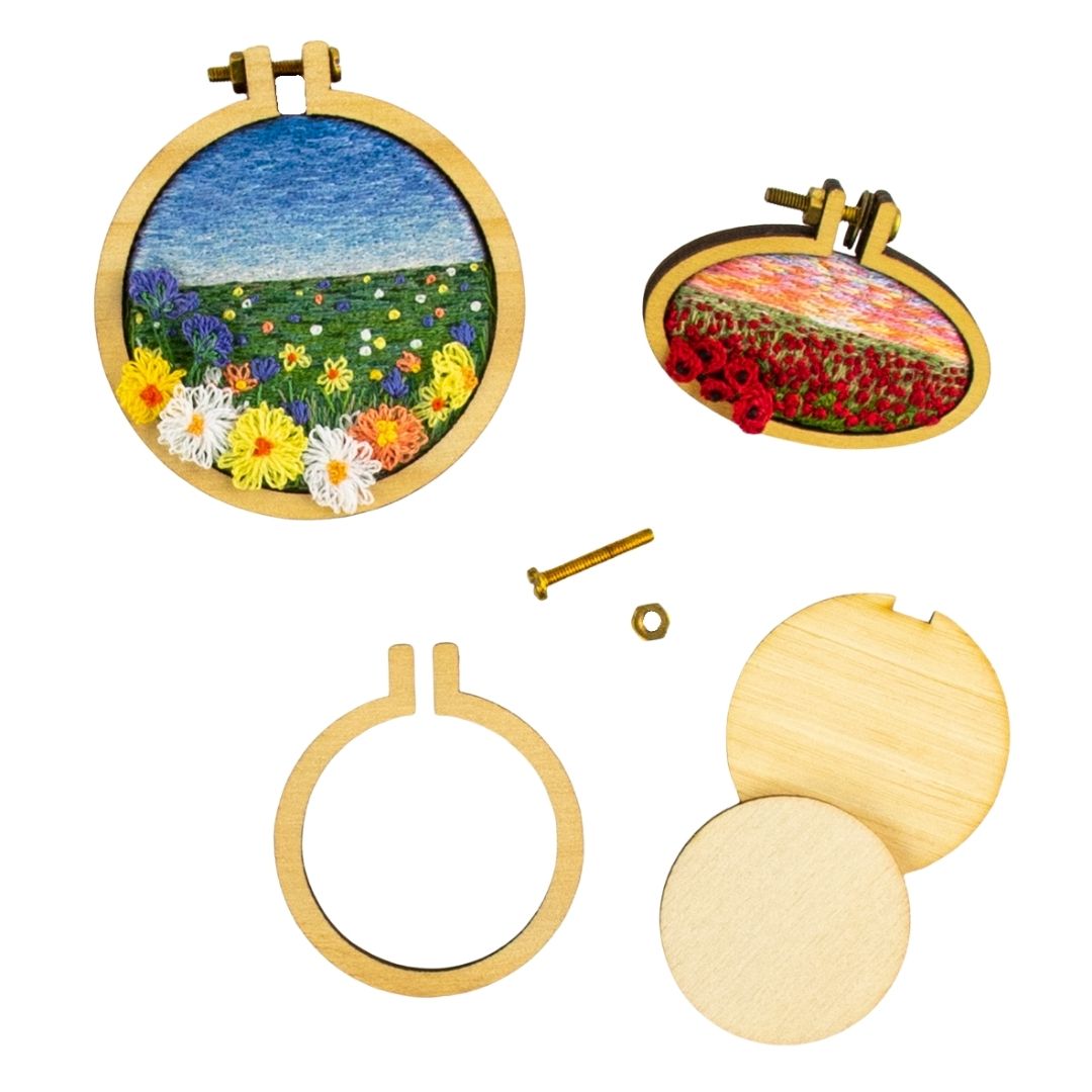 Dandelyne Miniature Embroidery Hoops – thekraftymobile