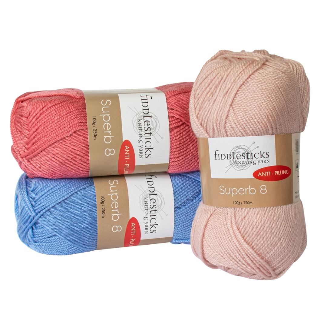 Fiddlesticks Superb 8 Ply Anti Pilling Acrylic – thekraftymobile