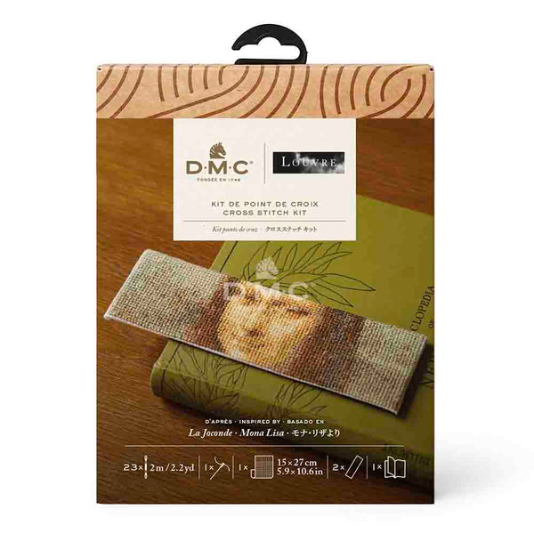 DMC Mona Lisa Counted Cross Stitch Bookmark Kit - Museum Collection ...