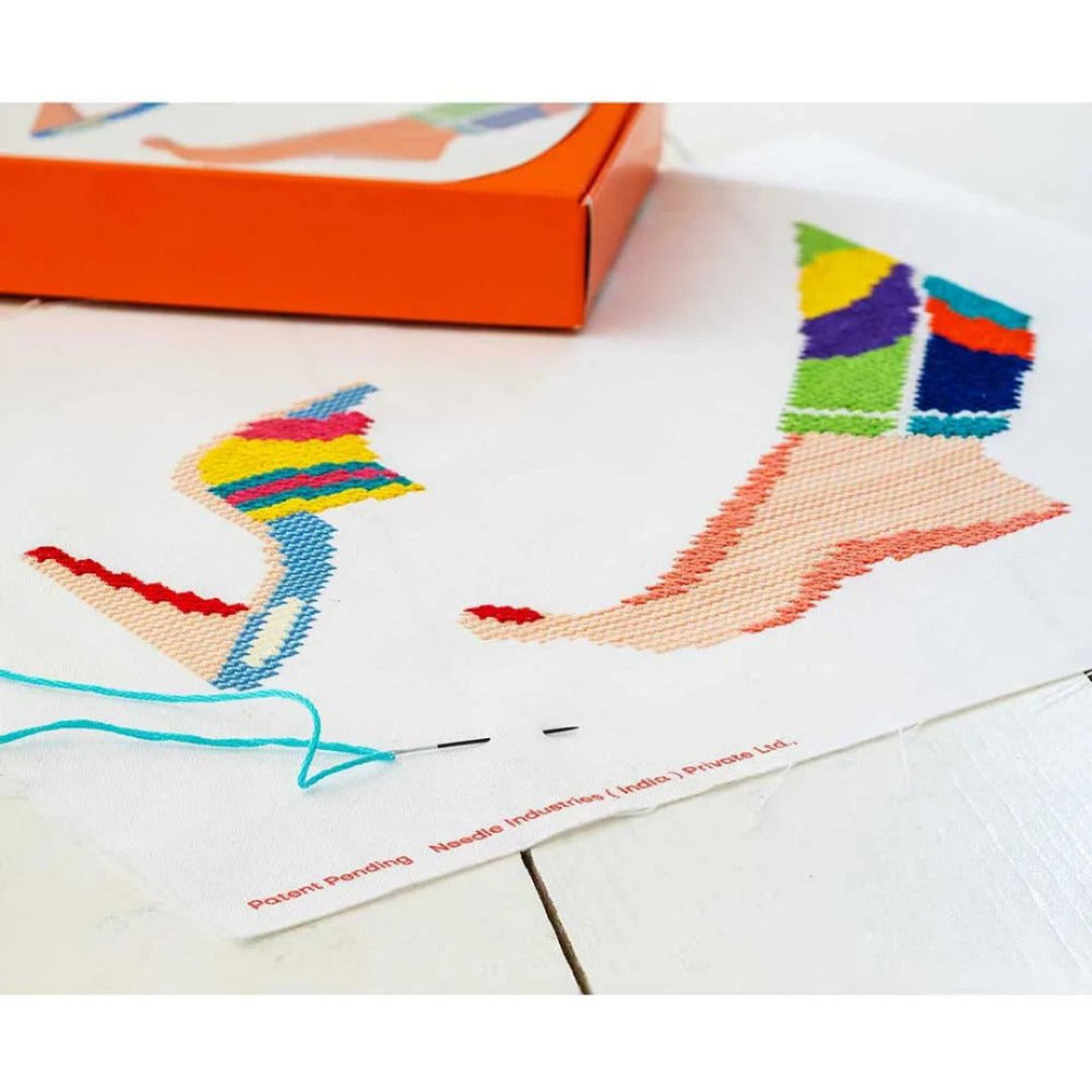 Pony "Kick Off" No-Count Cross Stitch Kit – thekraftymobile