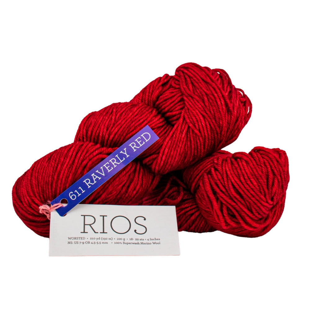 Malabrigo Rios 611 Ravelry Red – thekraftymobile